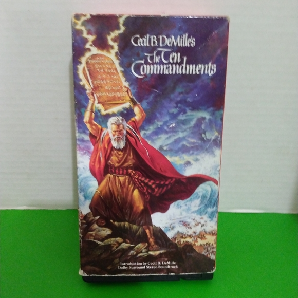 Media | The Ten Commandments Vhs Tapes | Poshmark
